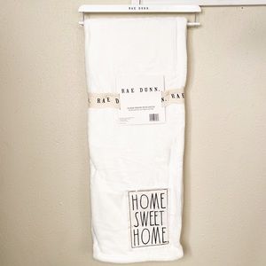 Rae Dunn | Bedding | Rae Dunn Plush Throw Home Sweet Home Patch | Poshmark